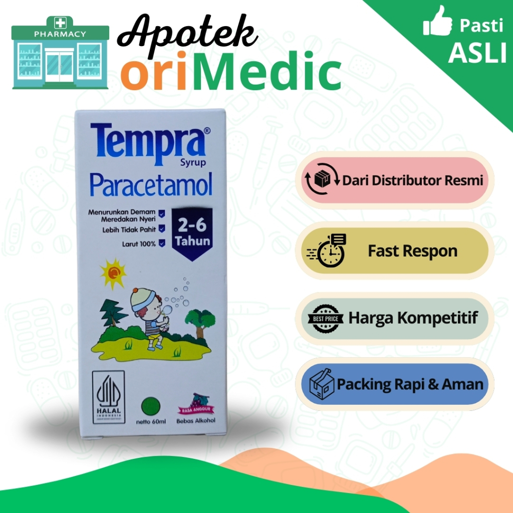Jual Tempra Sirup Rasa Anggur 60 ml | Shopee Indonesia