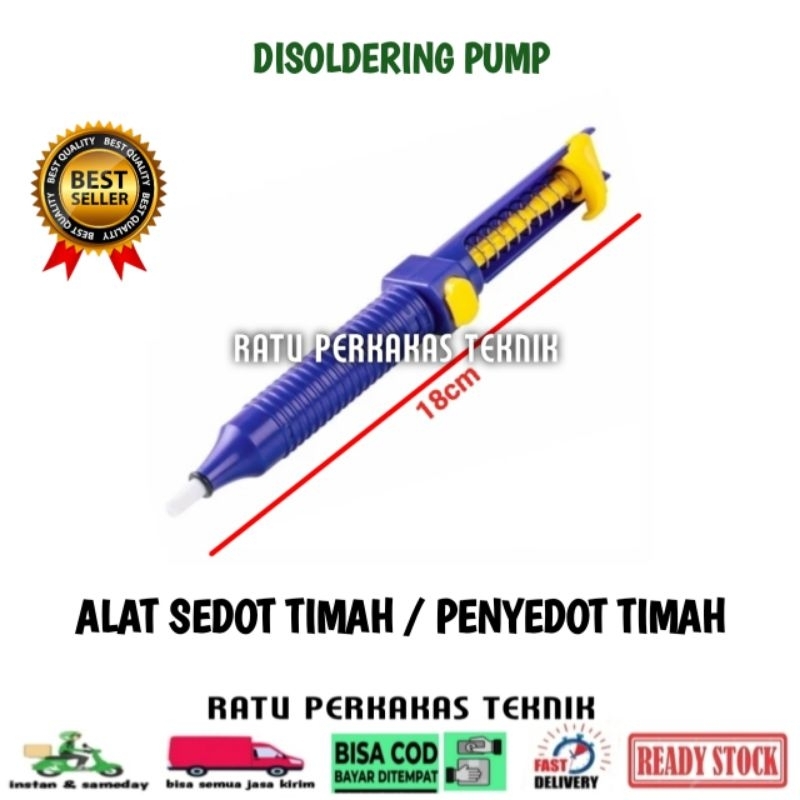 Jual Alat Sedot Timah Solder / Disoldering Pump / Penyedot Tima Murah ...