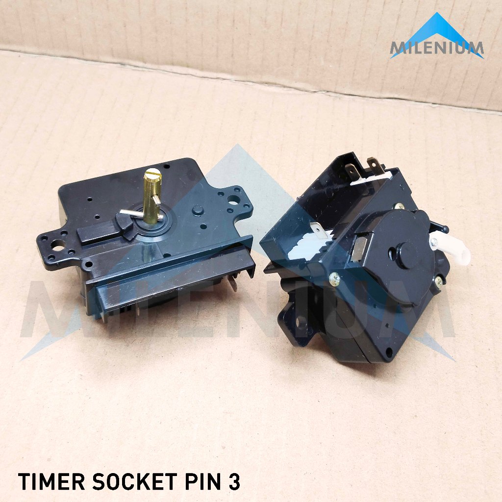 Jual Timer Socket / Soket Pencuci Mesin Cuci SHARP 3 Pin / Timer Wash ...