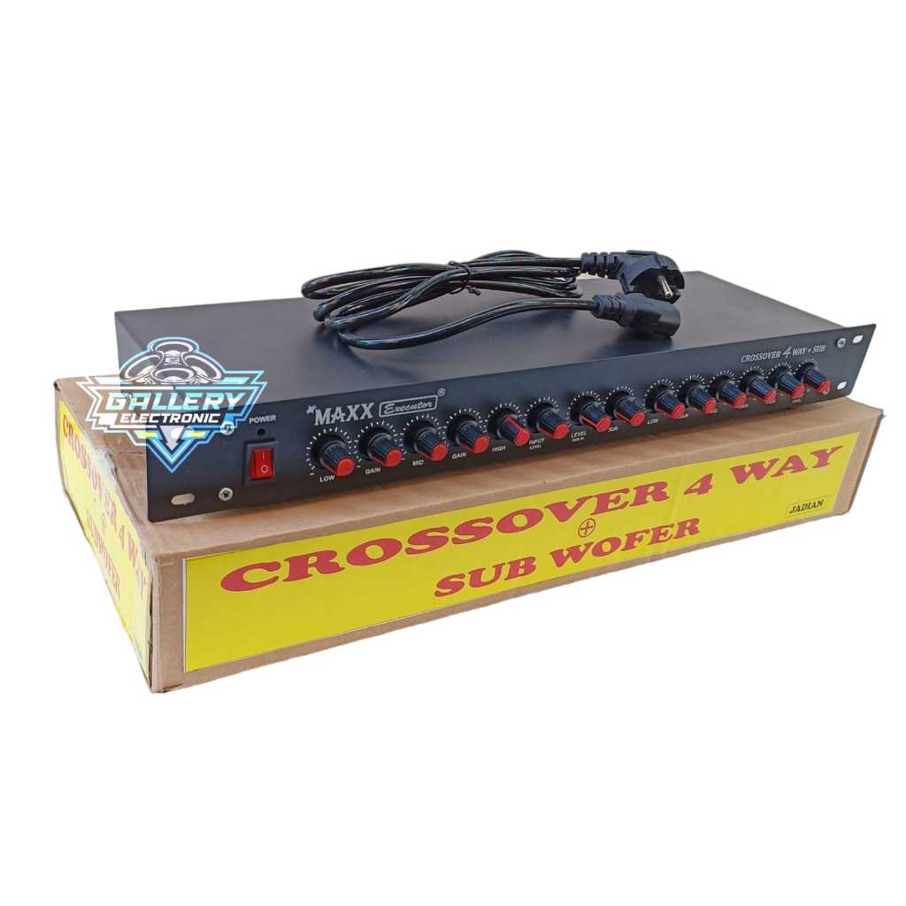 Jual CROSSOVER / CROSS OVER 4WAY + Subwoofer SOUNDCRACK Barang JADIAN Tinggal Pakai | Shopee ...