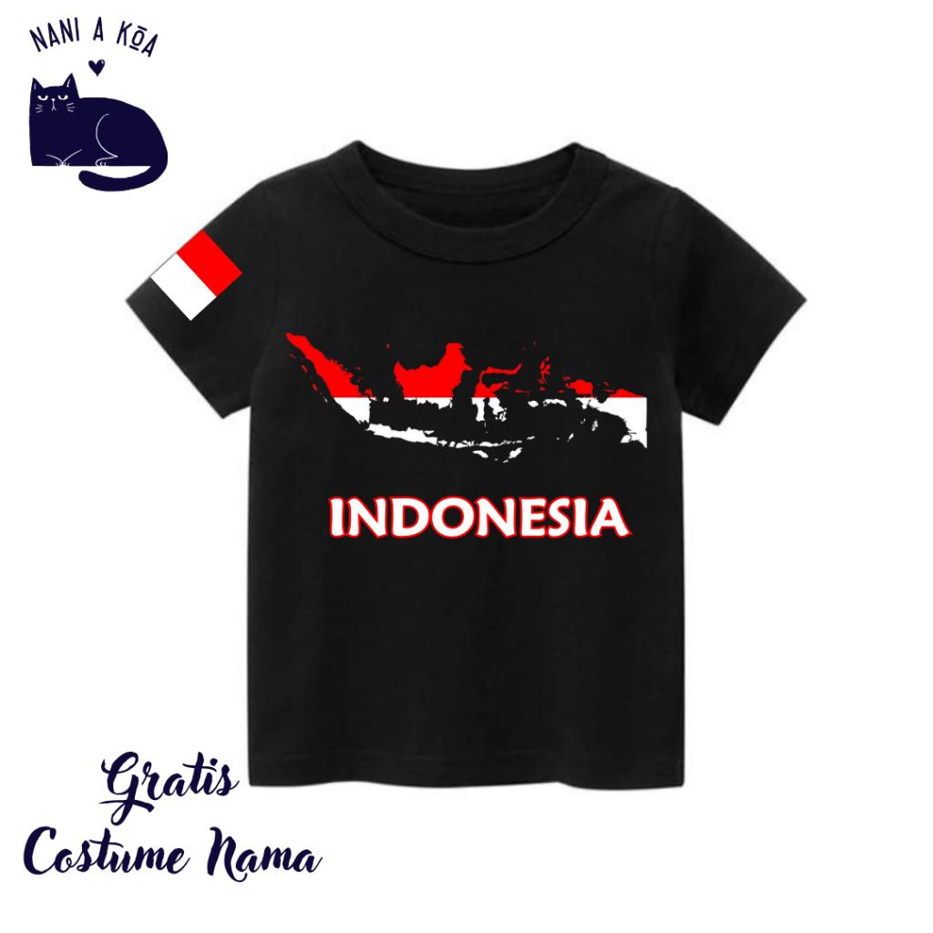 Jual Ryusan Baju Kaos Anak Custom Nama Combed 30s Garuda Indonesia 4 Untuk Harian dan Hadiah ...