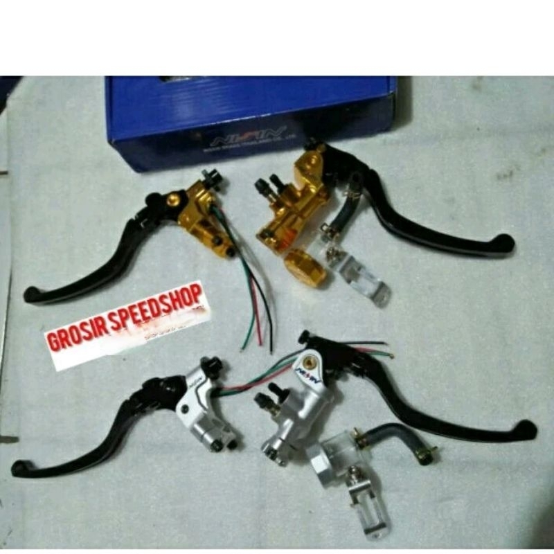 Jual Master Rem Nissin Nisin set Kanan kiri Gold black Silver Ninja R RR Ss kr krr Victor ...