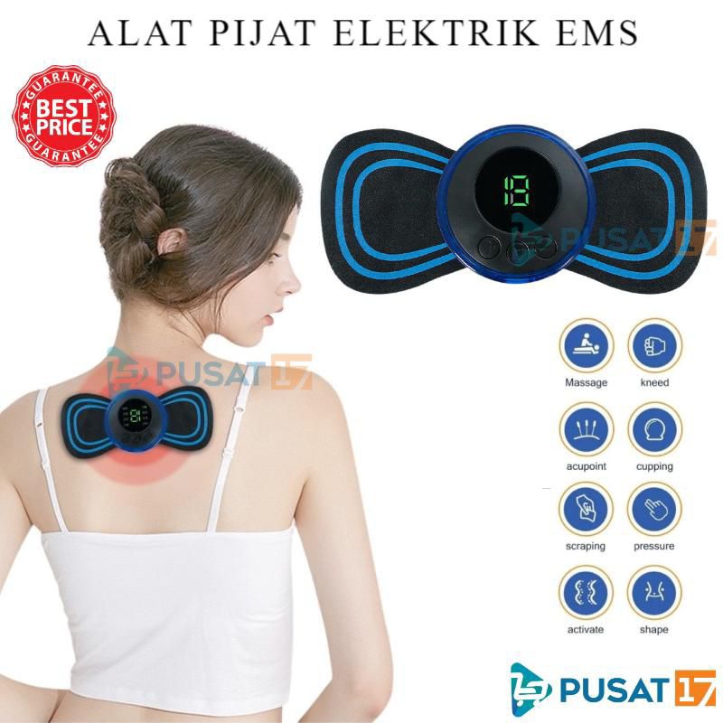 Jual Alat Pijat Terapi Mini Pad EMS Rechargeable Pemijat Pinggang ...