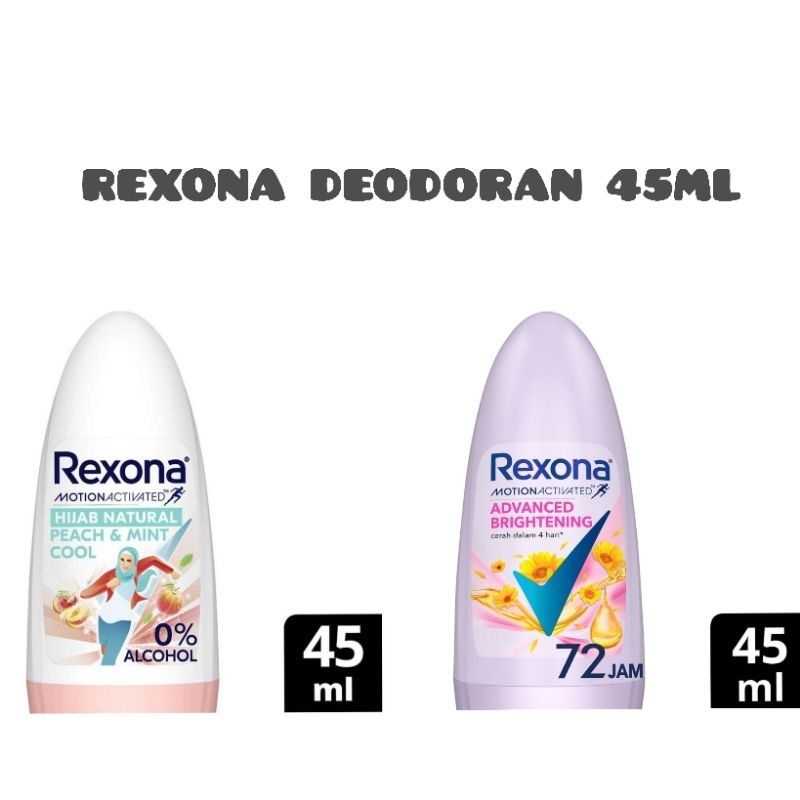 Jual REXONA Women Deodorant Roll Advanced Brigtening / Hijab Natural On Dreamy White - 40ml ...