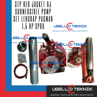 Jual STP Red Jacket RJ Submersible Pump Set Lengkap Pacman 1,5 HP SPBU ...