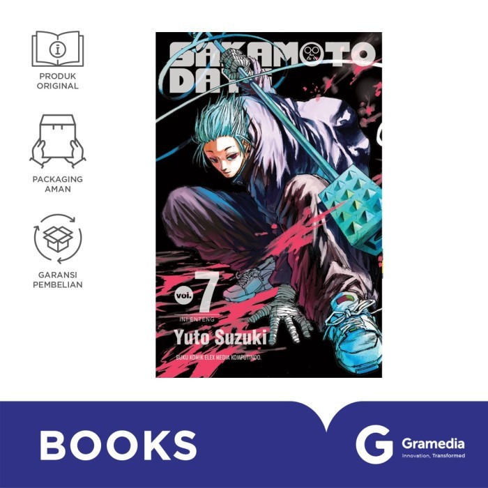 Jual Gramedia MKG - Komik Sakamoto Days 07 (Yuto Suzuki) | Shopee Indonesia