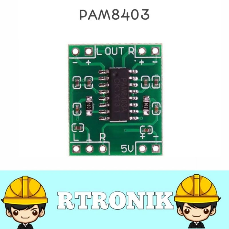 Jual PAM8403 Modul DIY power amplifier 3 x 2 watt 3 watt 5v mini ...
