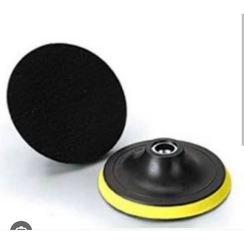 Jual tatakan amplas bulat VELCRO / rubber pad / pad amplas murah 4 ...