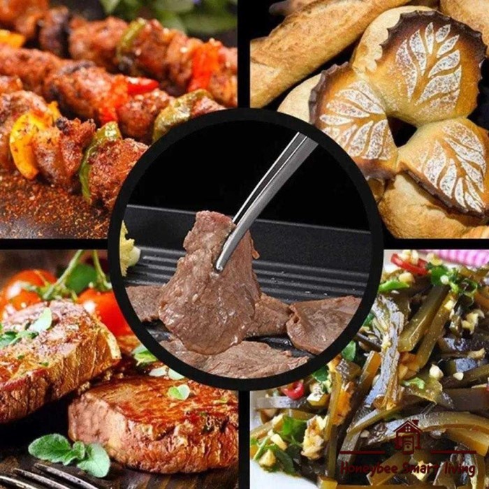 Jual Capitan Makanan Khusus Daging BBQ Jepitan Bahan Stainless Steel ...