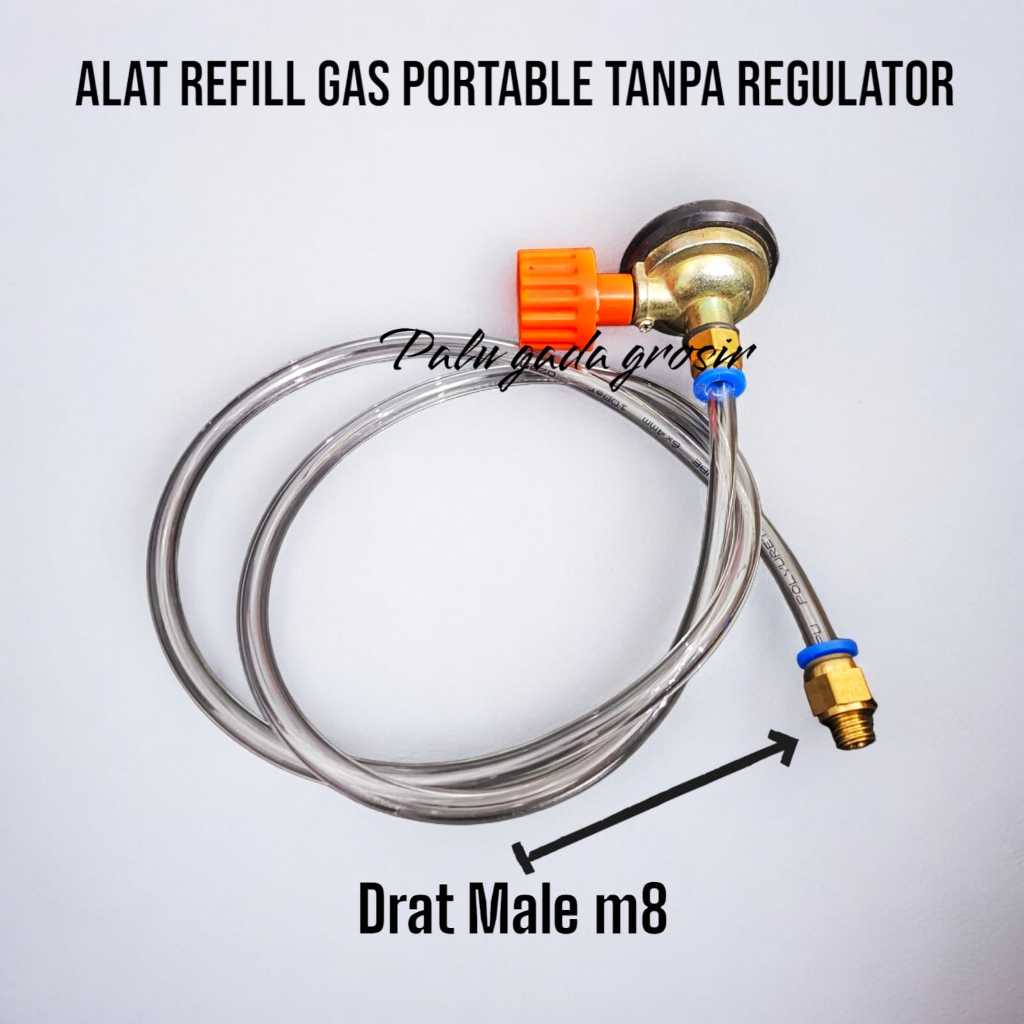 Jual Alat Refill Gas Kaleng Portable Hicook Tanpa Regulator | Shopee ...