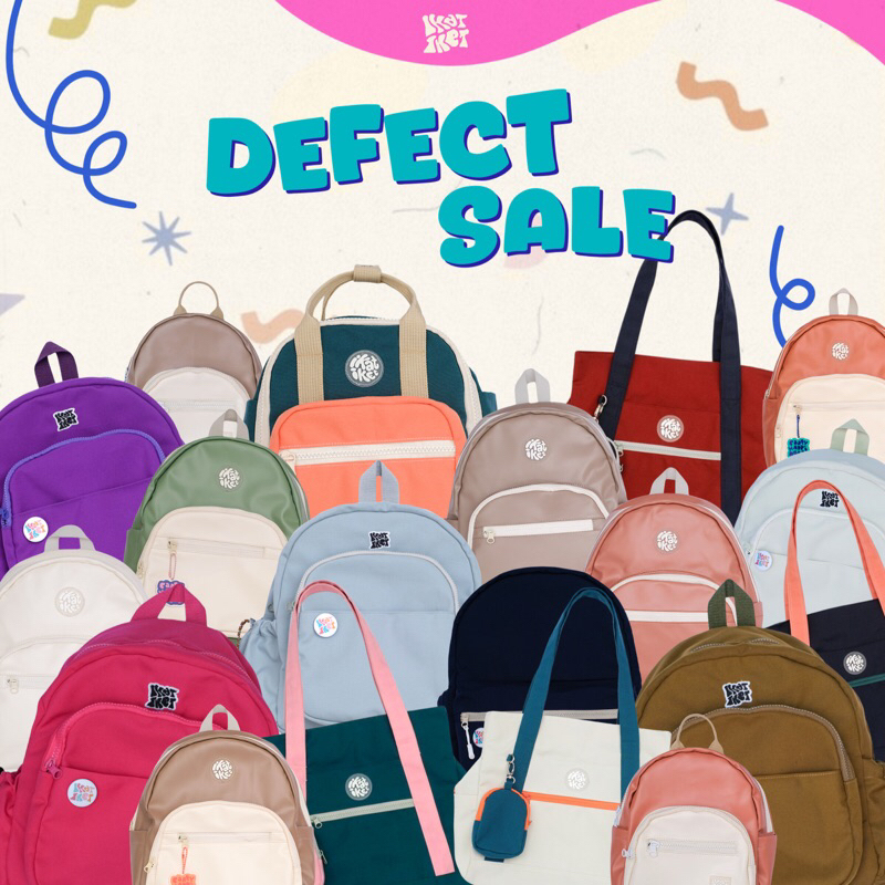 Jual DEFECT TOTEBAG, TOTEPACK, BACKPACK IKATIKET | Shopee Indonesia