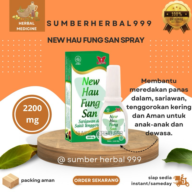 Jual New Hau Fung San (SPRAY) - Obat Sariawan & Sakit Tenggorokan ...