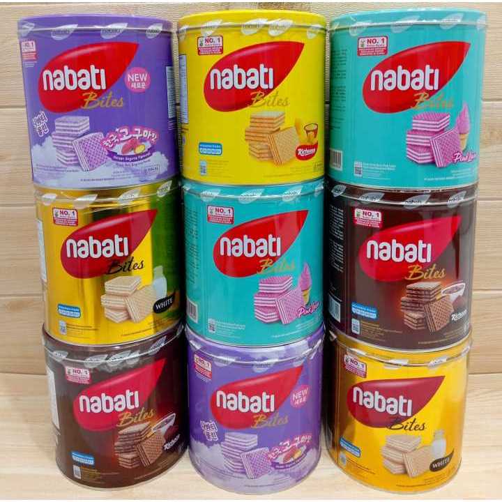 Jual NABATI BITES KALENG 287 GRAM - RASA RICHOCO, RICHEESE, KOREAN ...