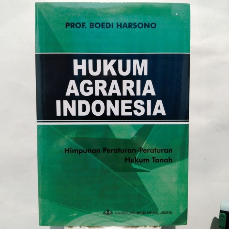 Jual Buku Original Hukum Agraria Indonesia Prof Boedi Harsono | Shopee ...