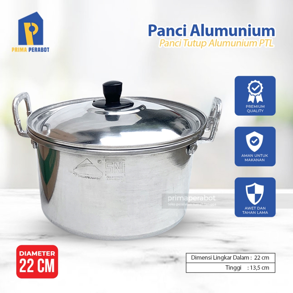 Jual Panci Alumunium Tutup 22 cm Panci Masak Jawa Komodo | Shopee Indonesia