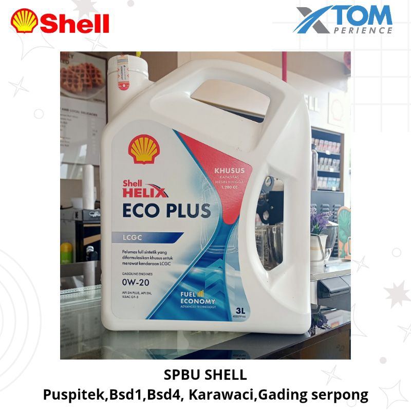 Jual Shell Helix ECO 0W-20 3Liter 100% Original | Shopee Indonesia