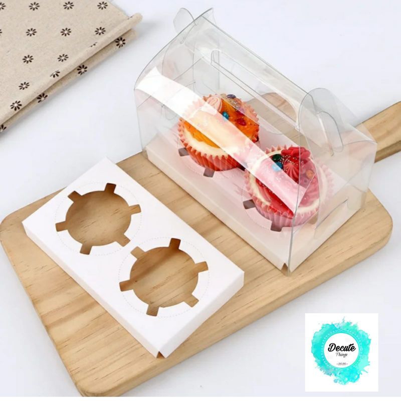 Jual Box Mika Cupcake isi 2/ Dus Mika Cupcake isi 2/ Box Mika Tenteng ...