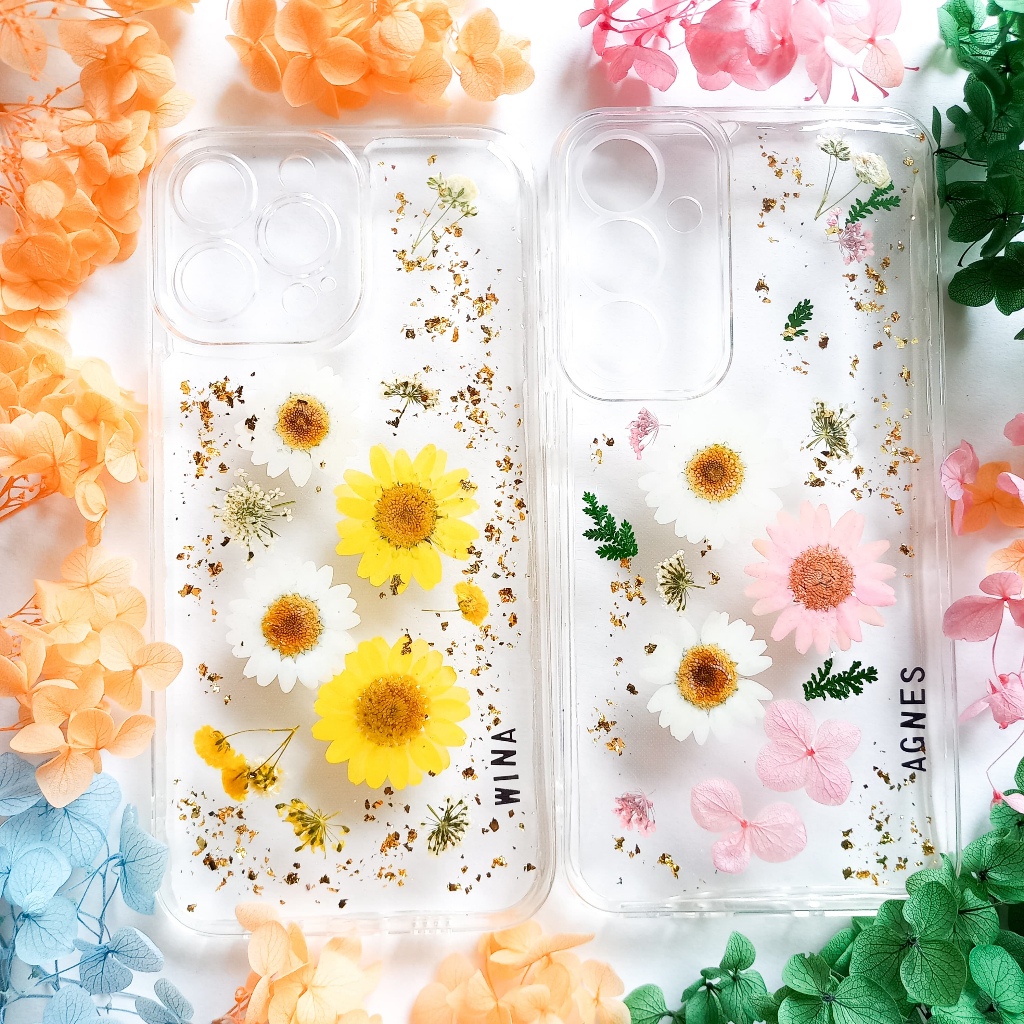 Jual Casing HP Custom / Preserved Flower Case / Casing HP Resin ...