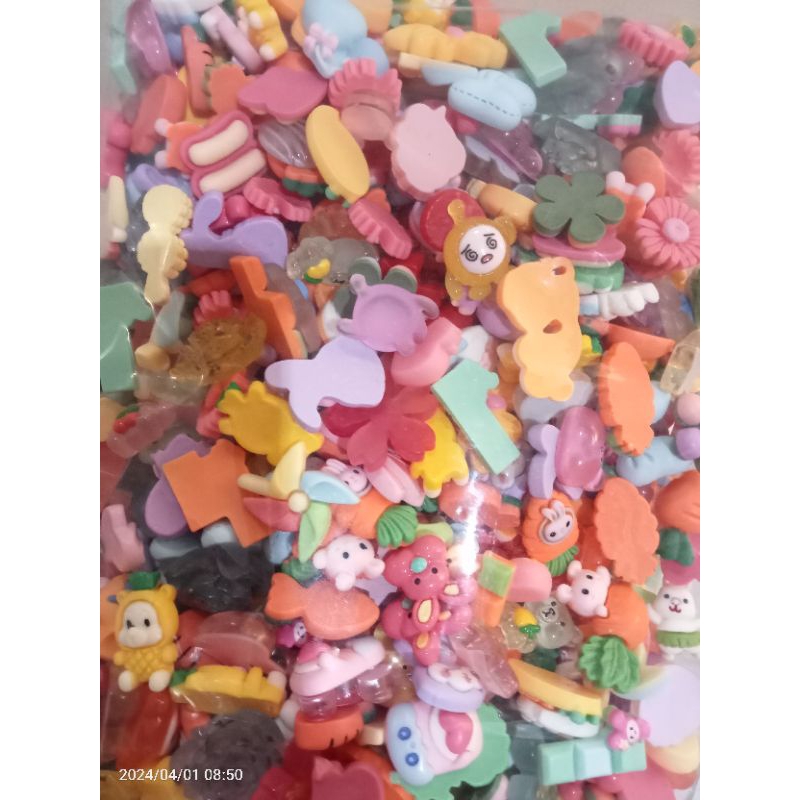 Jual clay obral motif acak mix -+1-2cm isi 500pcs | Shopee Indonesia