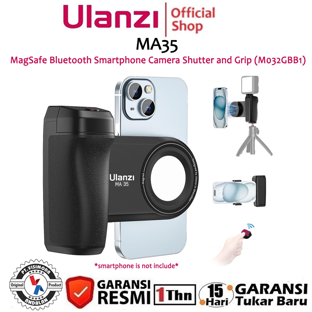 Jual Ulanzi MA35 MagSafe Bluetooth Smartphone Camera Shutter and Grip | Shopee Indonesia
