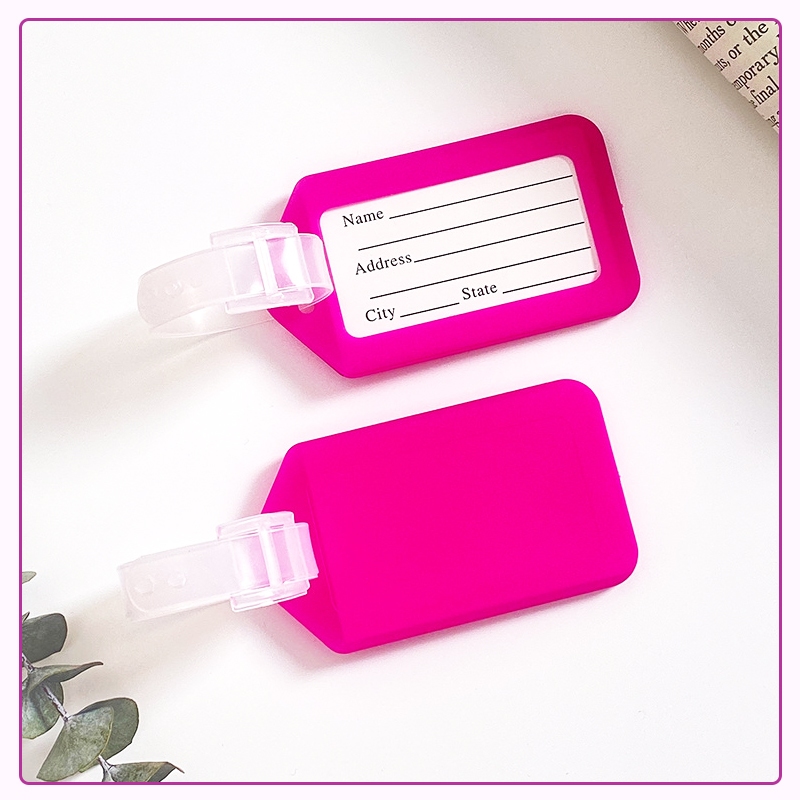 Jual Name Tag koper tag luggage tag plastik koper gantungan koper/tag ...