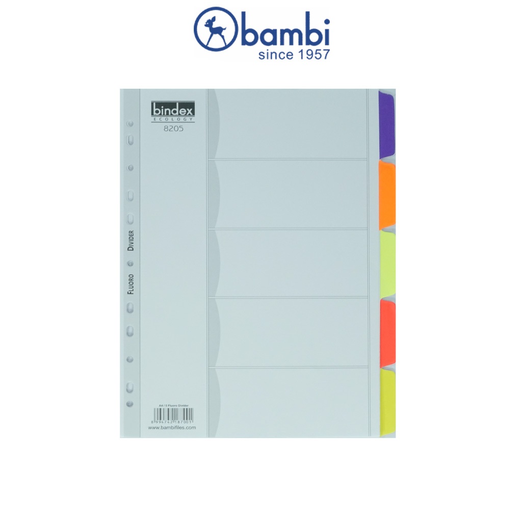 Jual Bindex Isi Binder A4 Divider & Indexes Pembatas Kertas Binder ...