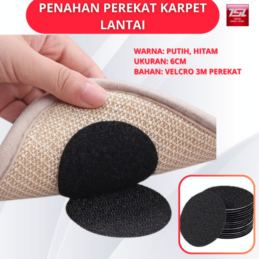 Jual TUTU Penahan Perekat Karpet Lantai Velcro Tape Perekat Karpet ...