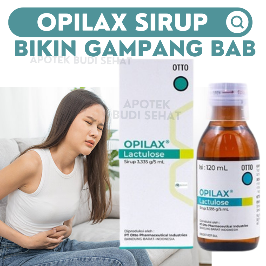 Jual Opilax Lactulose Sirup 120mL Obat Sembelit Obat Susah BAB | Shopee ...
