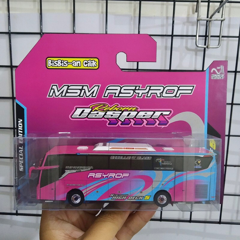 Jual MINIATUR BUS KARTON MSM ASYROF "CASPER Reborn" Jetbus 5 skala 1:87 ...