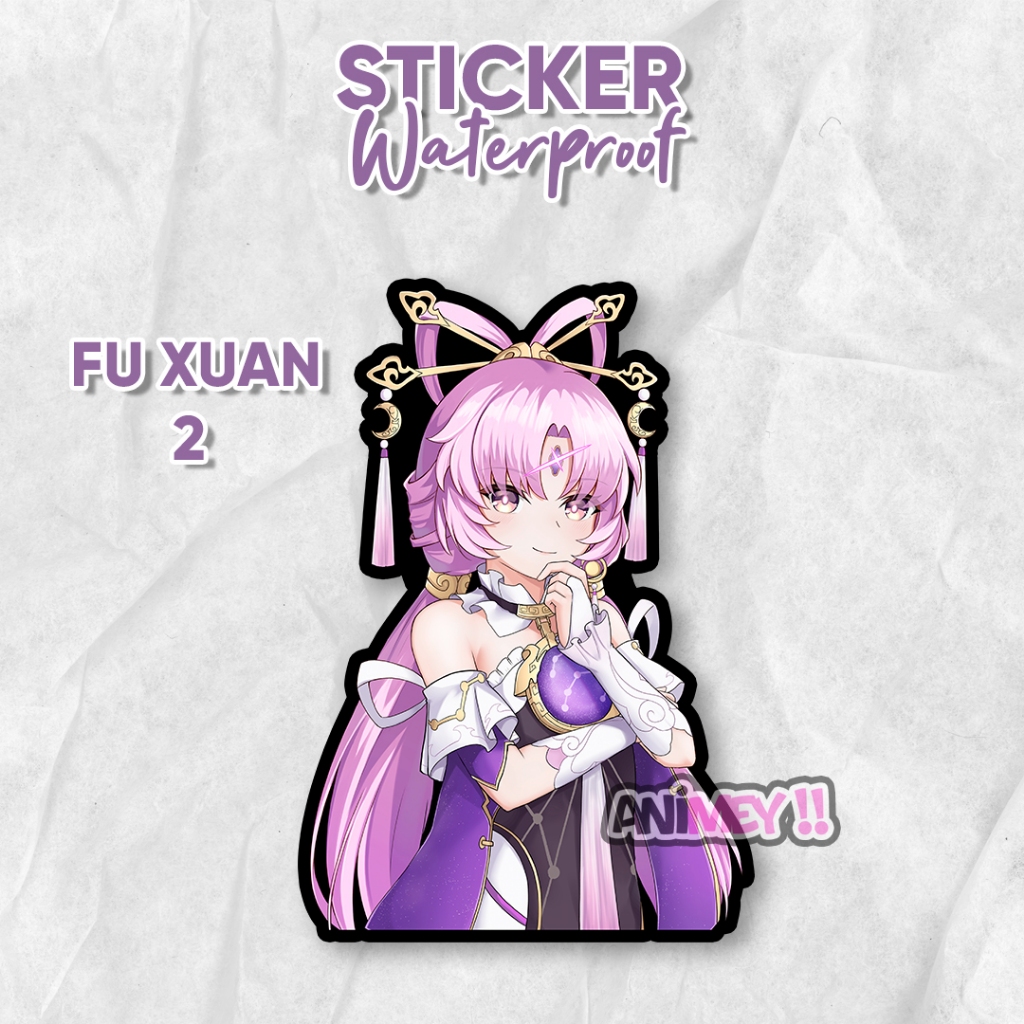 Jual Stiker Fu Xuan Honkai Star Rail / Sticker Anime Waterproof ...