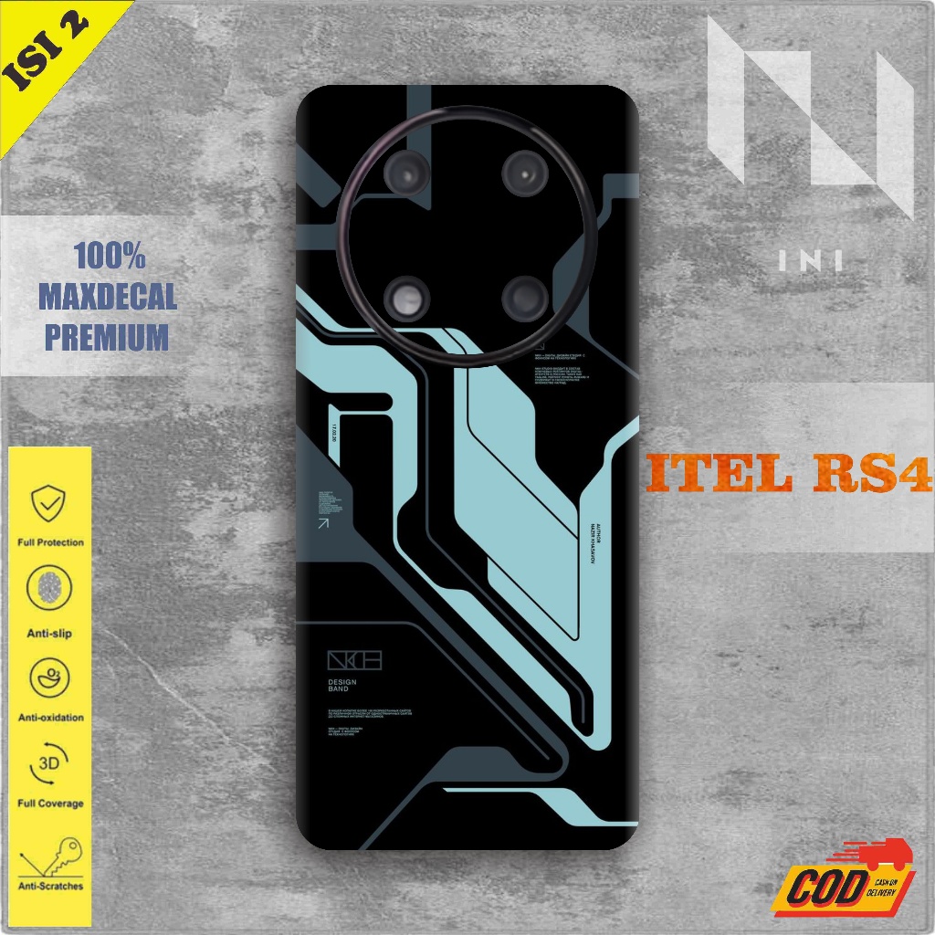 Jual -Isi 2- ITEL RS4 Garskin/Stiker/Case Skin Premium Bebas Custom ...
