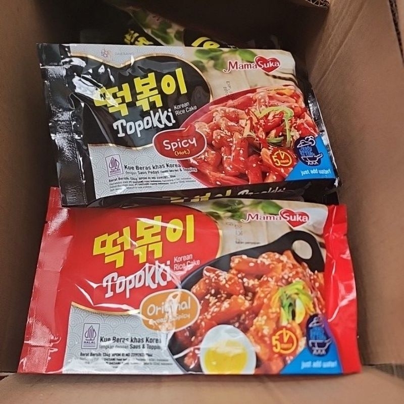 Jual Topokki toppoki Tteokbogi Mamasuka 134gr | Shopee Indonesia