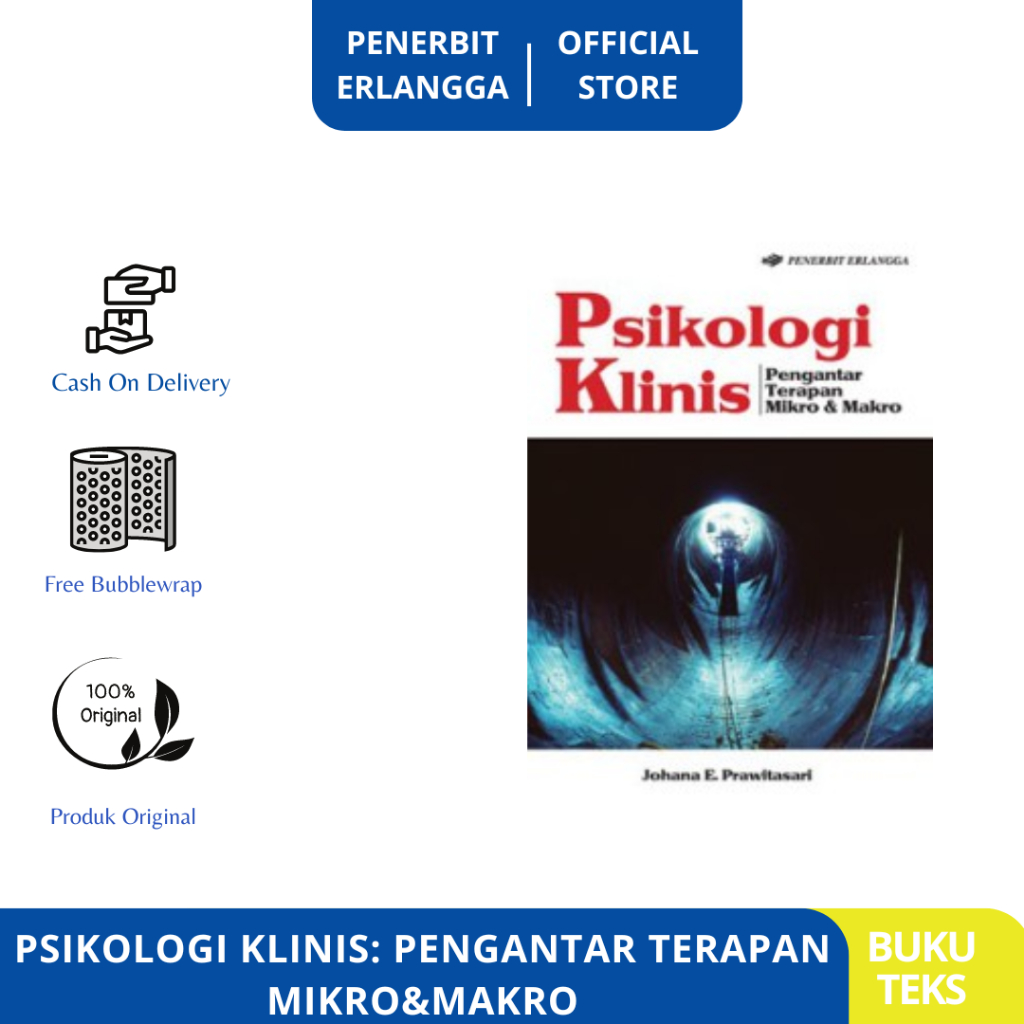 Jual [Erlangga Official] Psikologi Klinis: Pengantar Terapan Mikro & Makro - J.E. Prawitasari ...