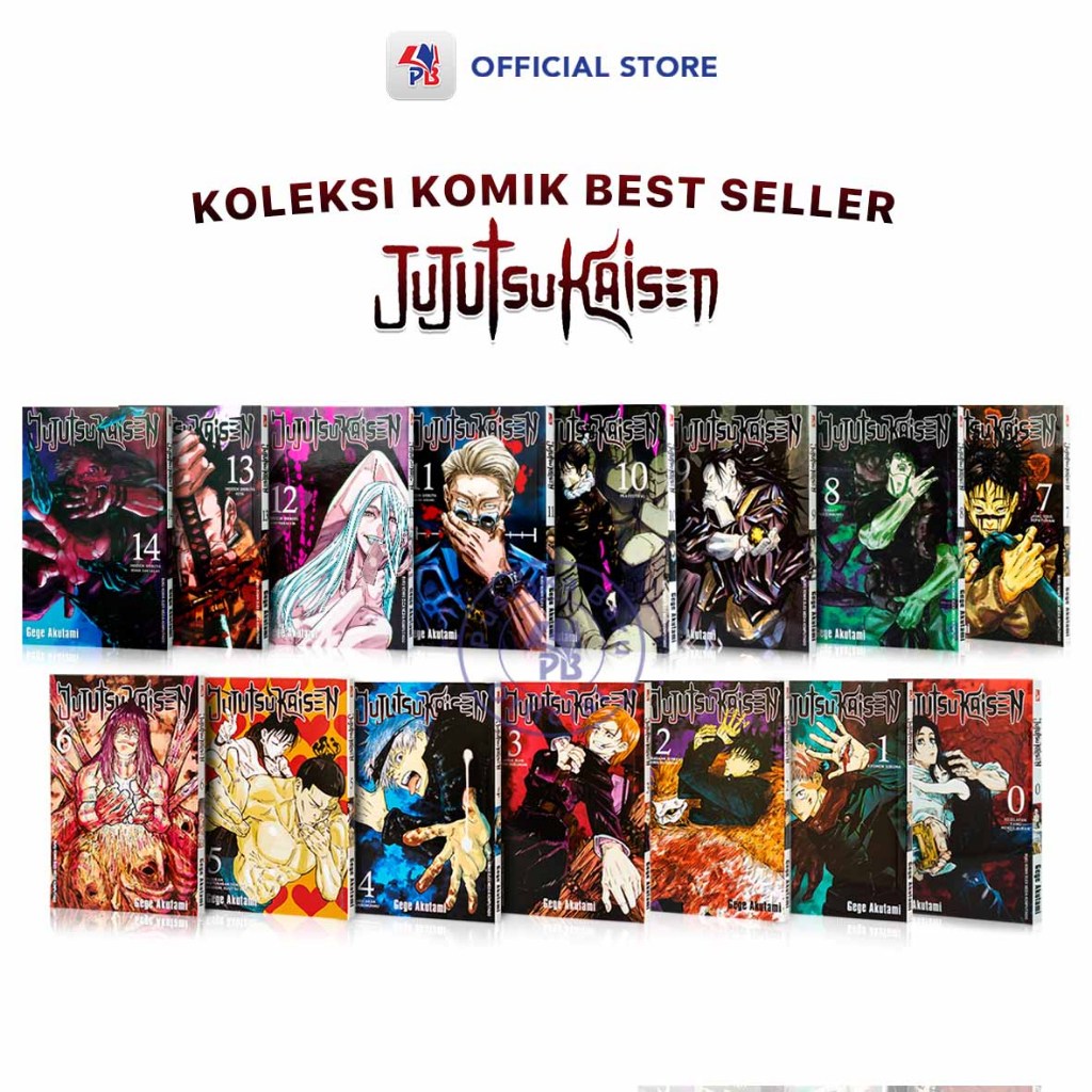 Jual Buku Komik Jujutsu Kaisen Volume 0 Sampai 14 Per Satuan Volume | Shopee Indonesia