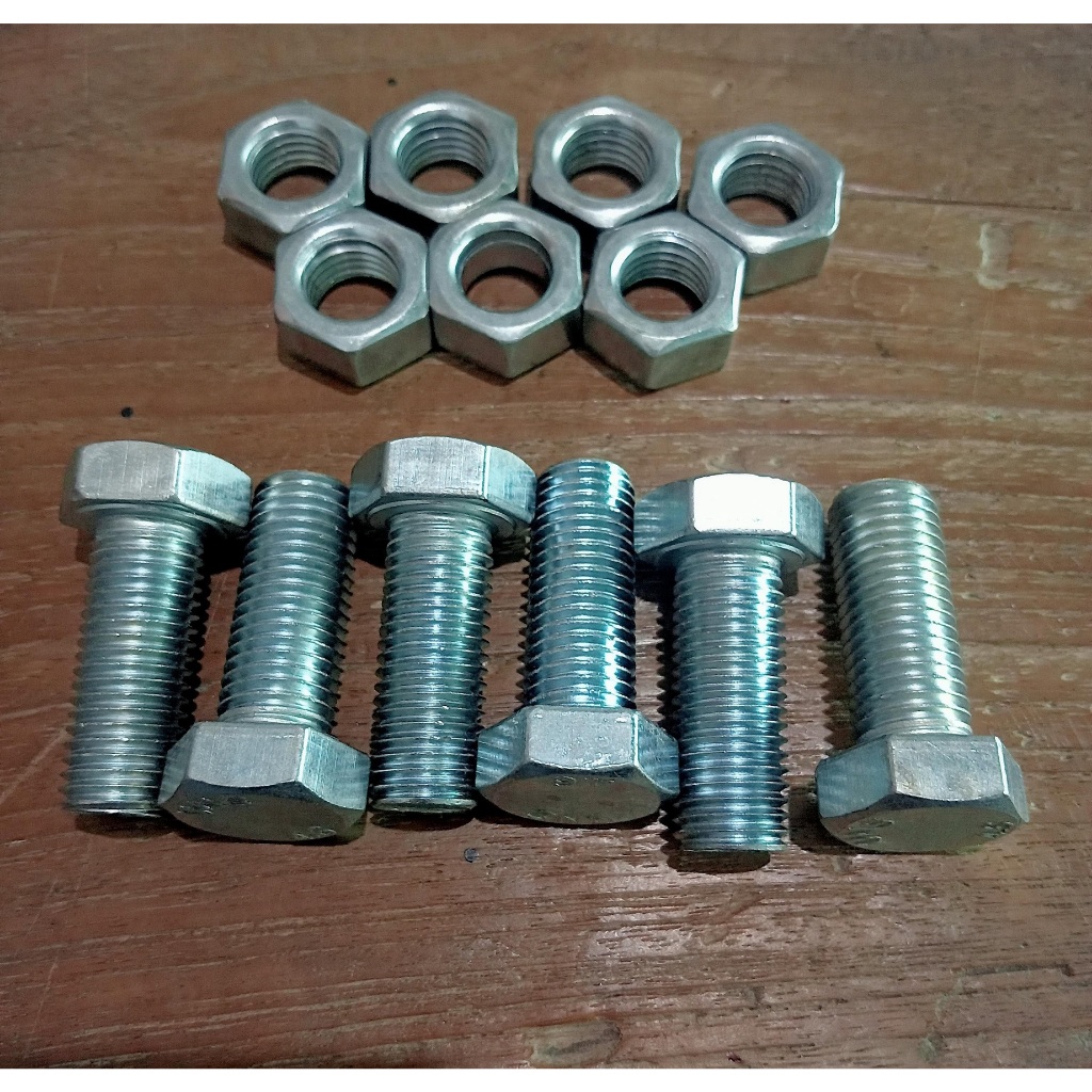 Jual Baut Mur M16 x 40 Putih | Shopee Indonesia