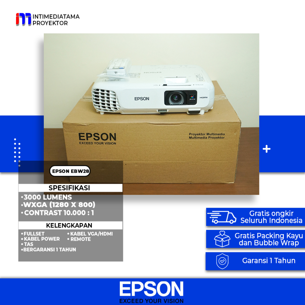 Jual Proyektor Epson EB X18 3000 Lumens | Shopee Indonesia
