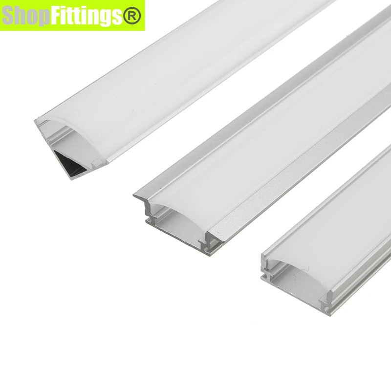Jual Tutup Rumah Lampu Aluminum Plus Acrylic Led Strip Light Housing ...