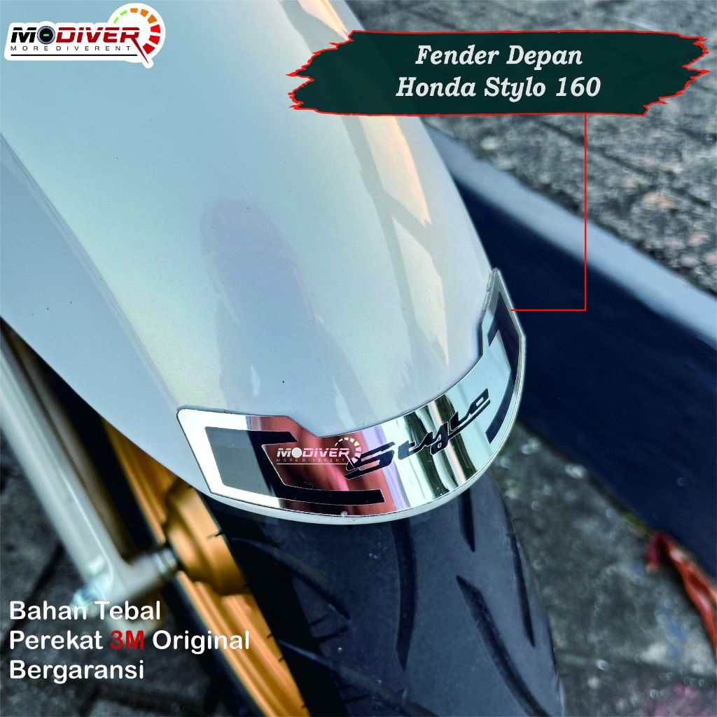 Jual HONDA STYLO 160 - Aksesoris Garnish Variasi Fender Depan Motor ...