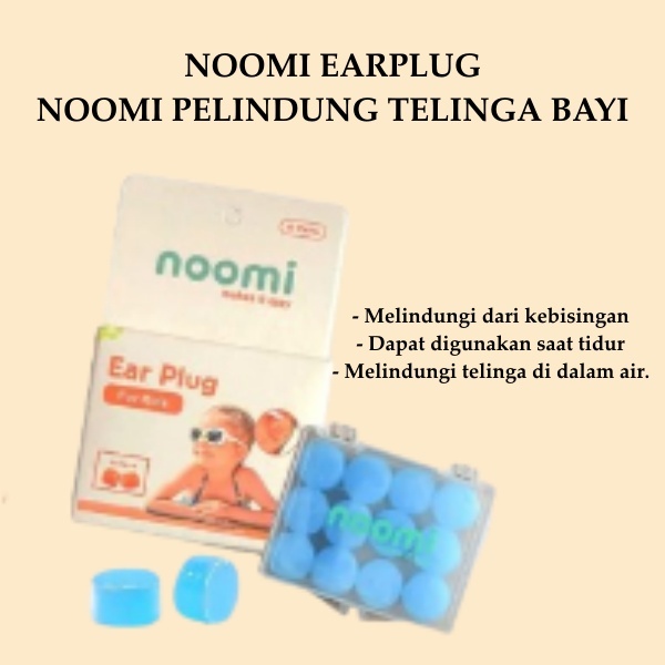 Jual NOOMI EARPLUG / NOOMI PELINDUNG TELINGA BAYI ANAK / earplug ...