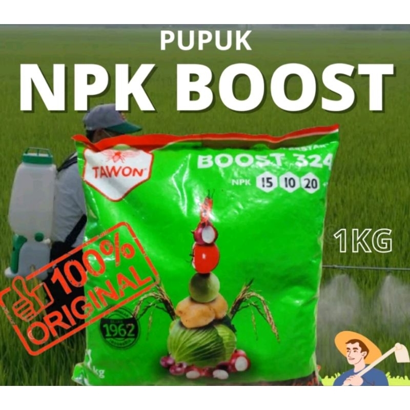 Jual Pupuk NPK Cap Tawon Boost 15 - 10 - 20 + TE Kemasan 1kg | Shopee ...