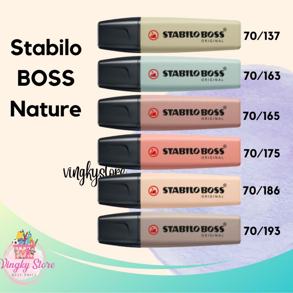 Jual Highlighter / Penanda / Stabilo Boss Original Nature Colors ...