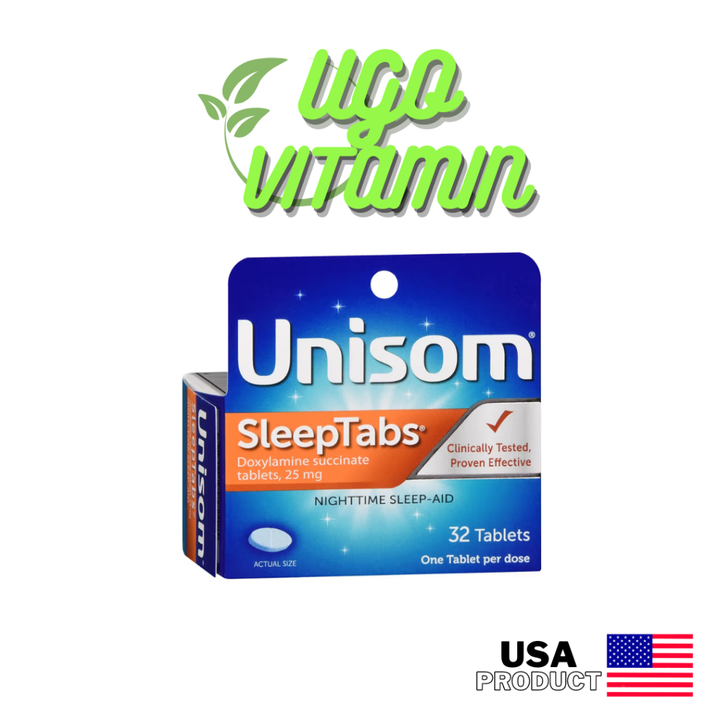 Jual Unisom SleepTabs, Nighttime Sleep-aid, Doxylamine Succinate, 80 ...