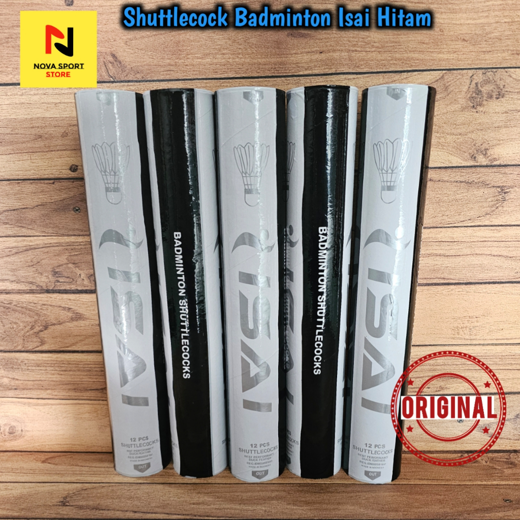 Jual Shuttlecock Badminton Isai Hitam | Shopee Indonesia