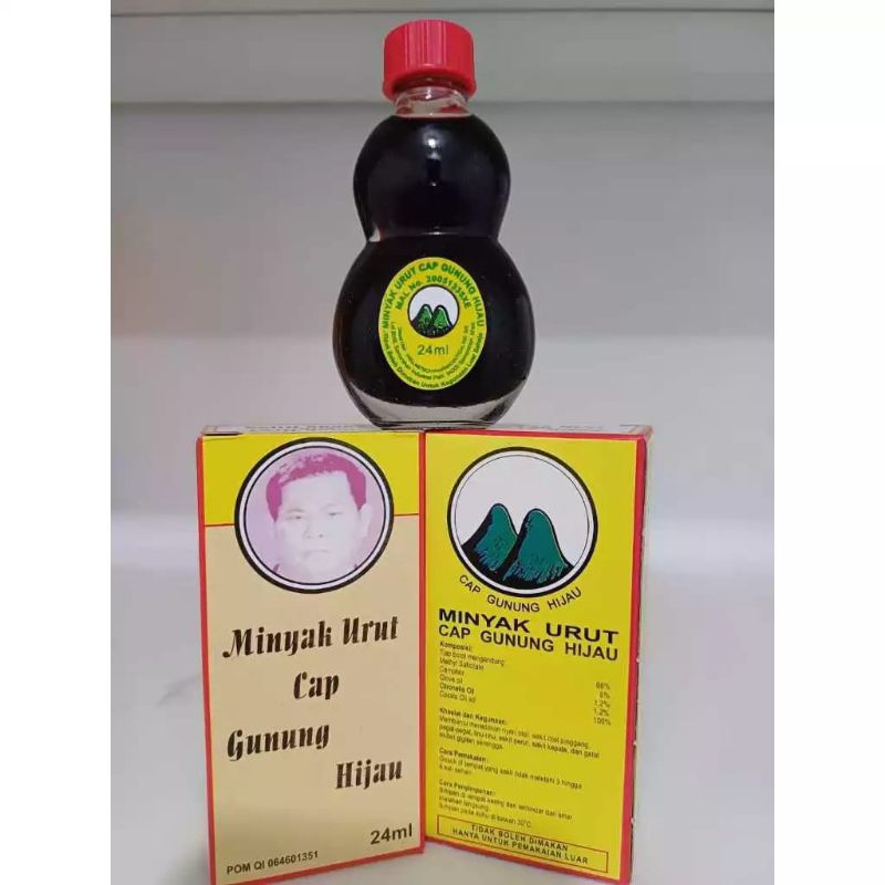 Jual Minyak Urut Cap Gunung Hijau / Minyak Asai 24ml | Shopee Indonesia