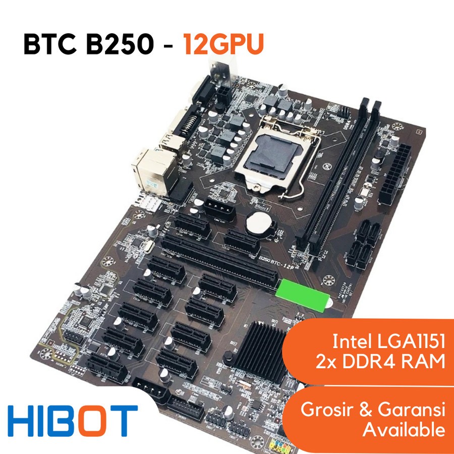 Jual Motherboard BTC B250 Mining 12 GPU | Shopee Indonesia