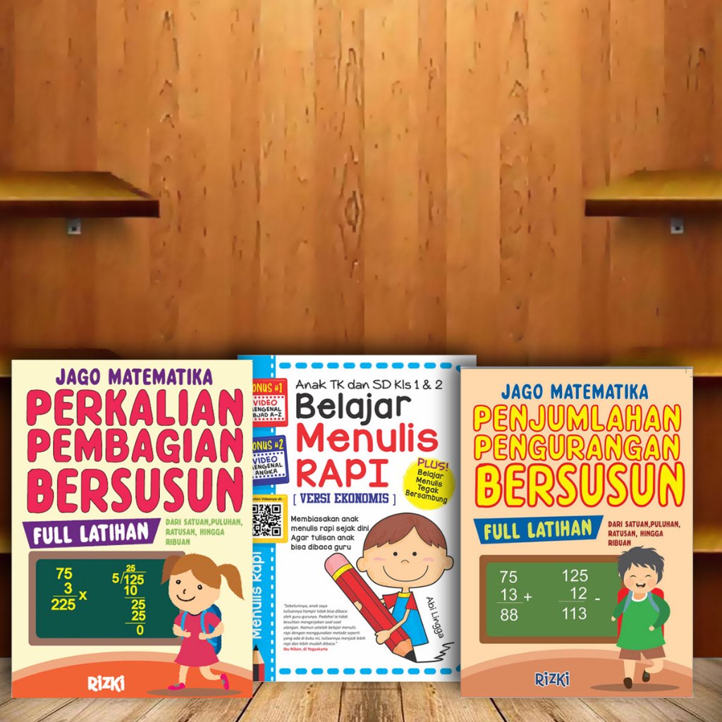 Jual PAKET BUKU BELAJAR MENULIS RAPi dan JAGO MATEMATIKA | Shopee Indonesia