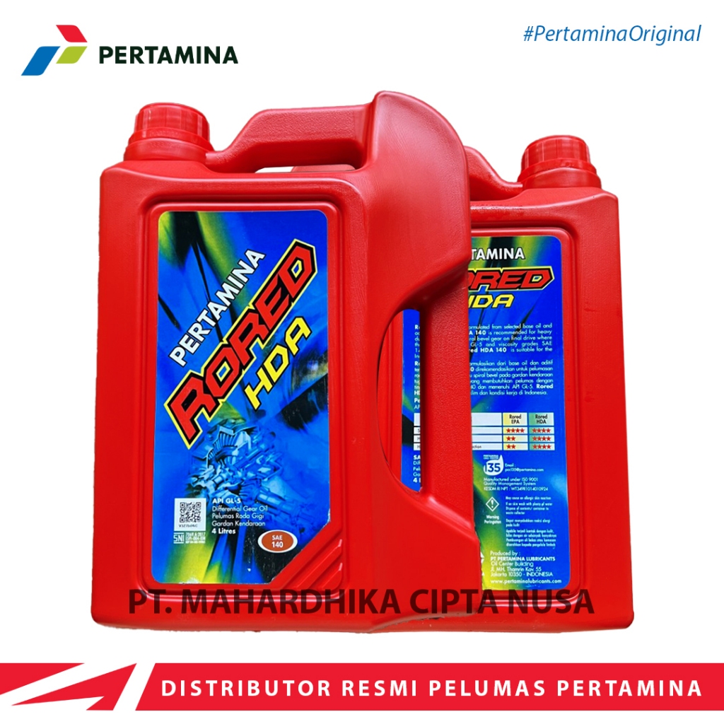 Jual RORED HDA 140 4L Original Oli Pertamina Batam (KHUSUS BATAM ...