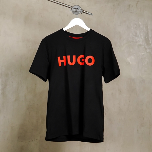 Jual Kaos HUGO BOSS HUGO BIG TEXT RED BLACK Tshirt 100% ORIGINAL ...
