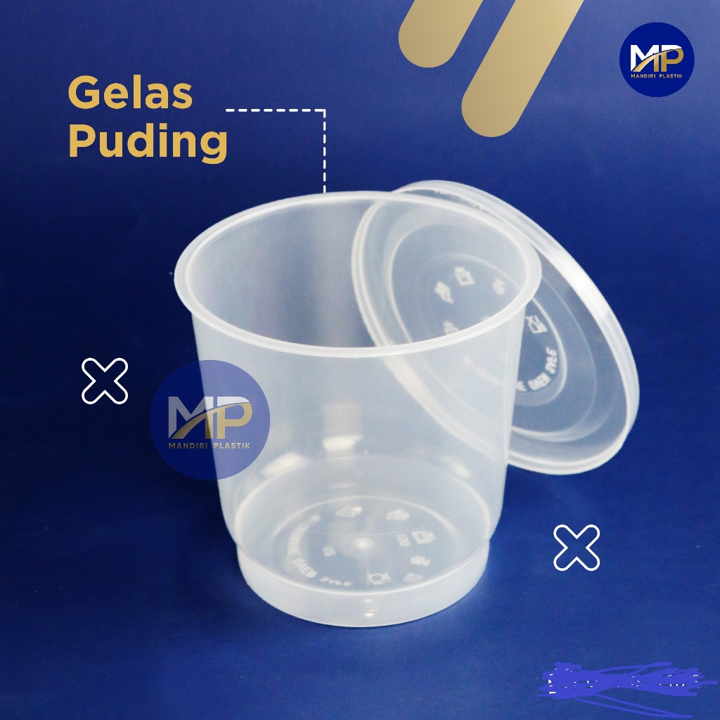 Jual Thinwall Gelas Puding / Cup Puding / Cup Saus / Gelas Kecil OTG ...
