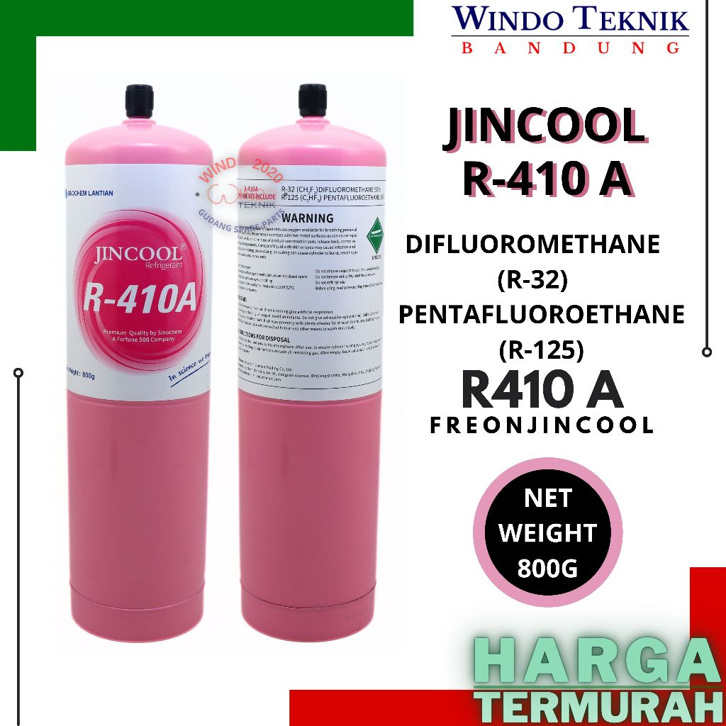 Jual FREON R410A | PREON R 410A JINCOOL KEMASAN KALENG 800GRM | PREON ...